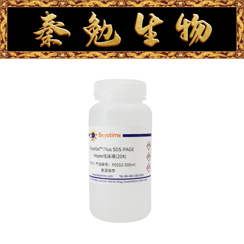 碧云天 P0552-100ml/500ml Plus SDS-PAGE Hepes电泳液 20X-Taobao