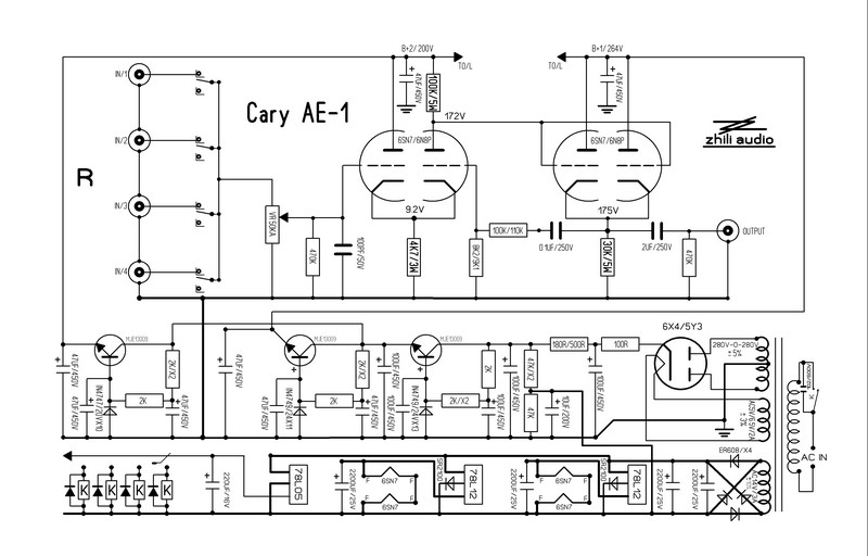 Hi-End United States Cary AE-1 Valve Tube Preamplifier Board PCB DIY ...