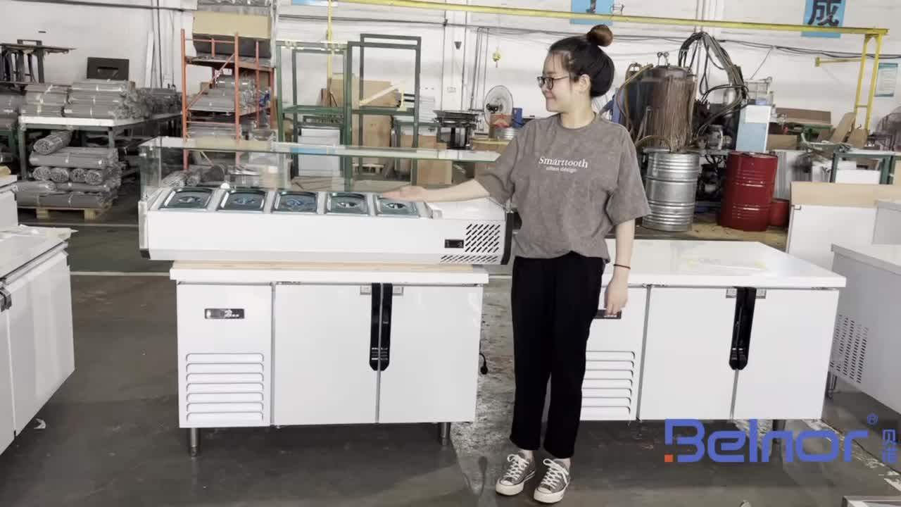 Belnor Countertop Static Cooling Salad Chiller Display Table Stainless ...