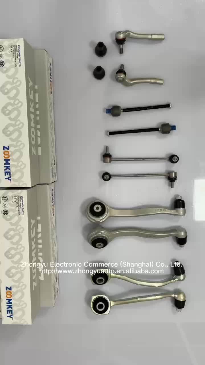10 Pcs Suspension Kit Control Arm Tie Rods For Mercedes-benz W203 W204 ...
