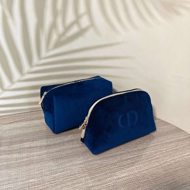 Domestic Counter Gifts Blue Velvet Cosmetic Bag Simple Fashion Hand Bag ...