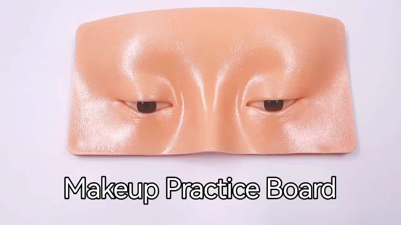 Silicone Face Eye Makeup Practice Board Makeup Practice Face Board 3d ...