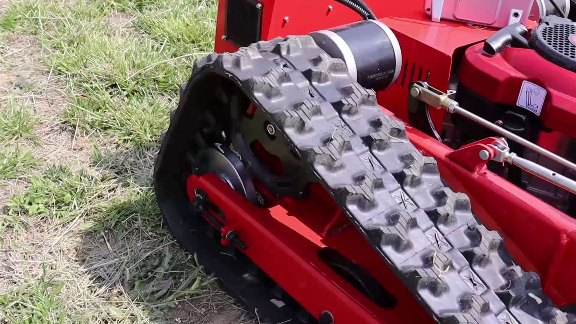 Mowers Rc Slope Lawn Mower Tracked All Terrain Remote Control Robot ...