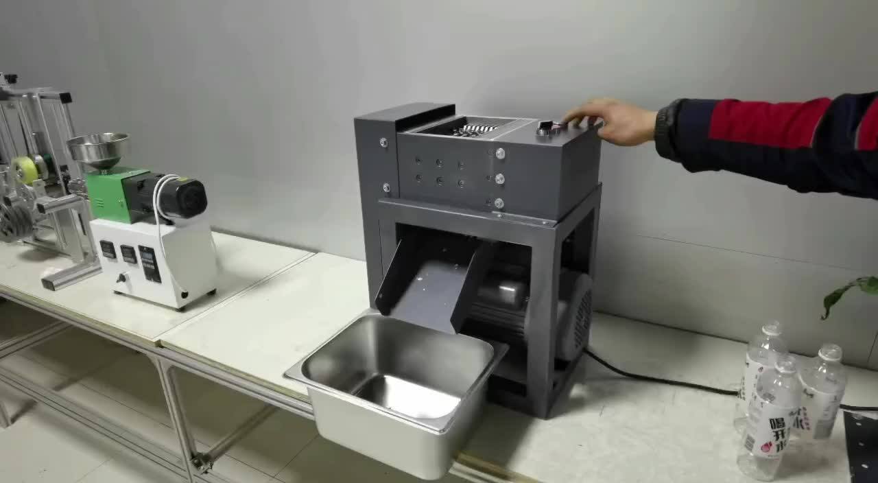 100type Mini Shredder Machine Rubber Metal Recycling Waste Small Lab ...