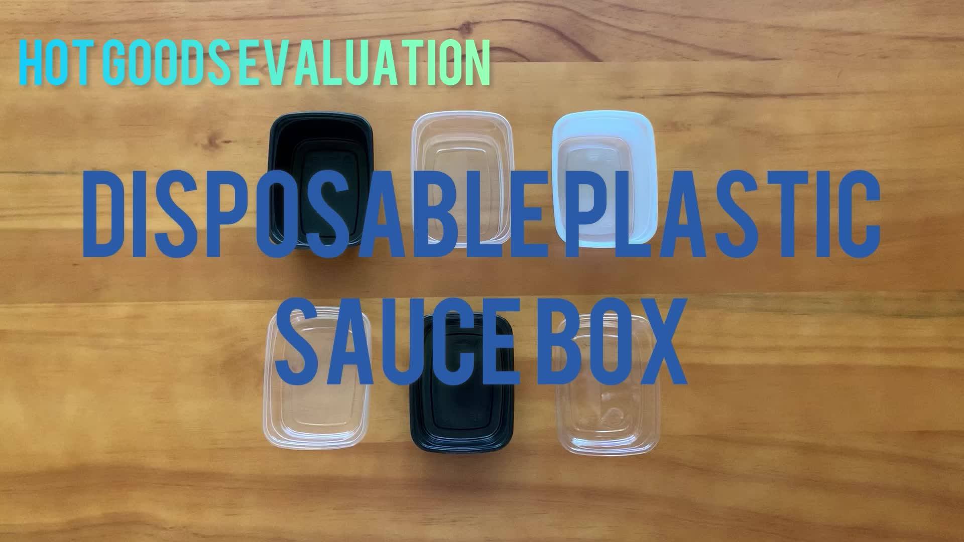 Small Capacity Rectangle Disposable Plastic Takeaway Snack Box - Buy ...