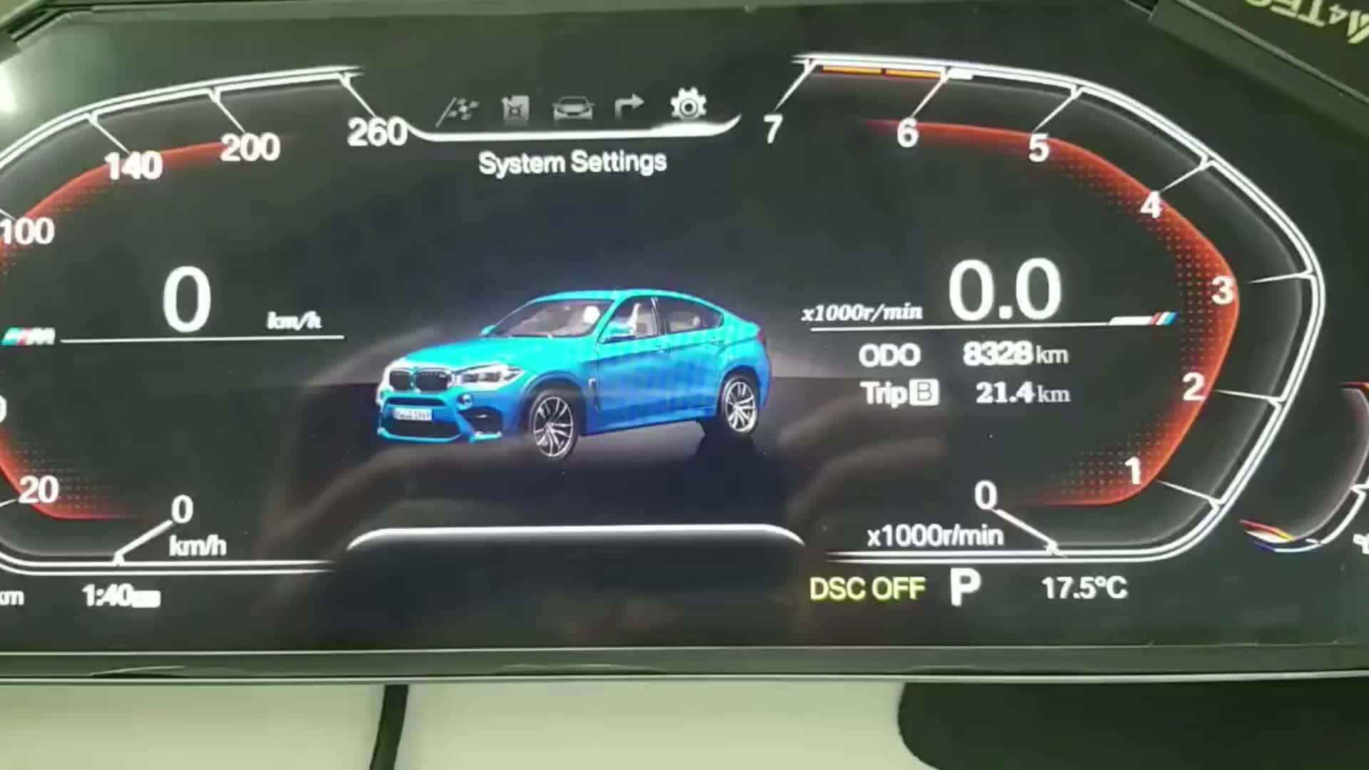 Navihua Car Speedometer Lcd Dashboard Meter Dash Board Display Digital ...