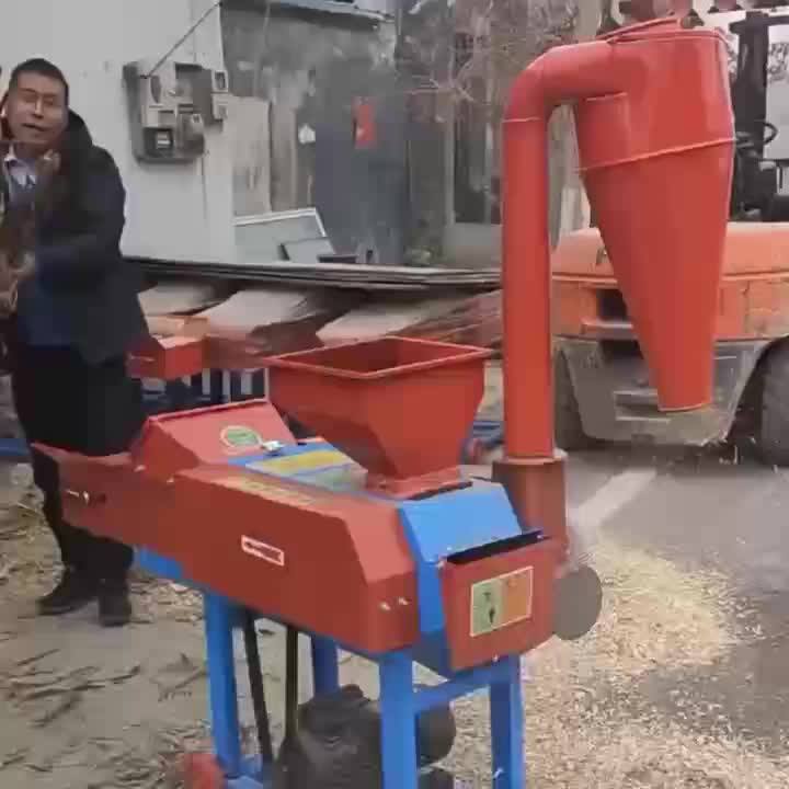 Agricultural Straw Chopper & Grinder Machine/ Hay Cutter Diesel Engine ...