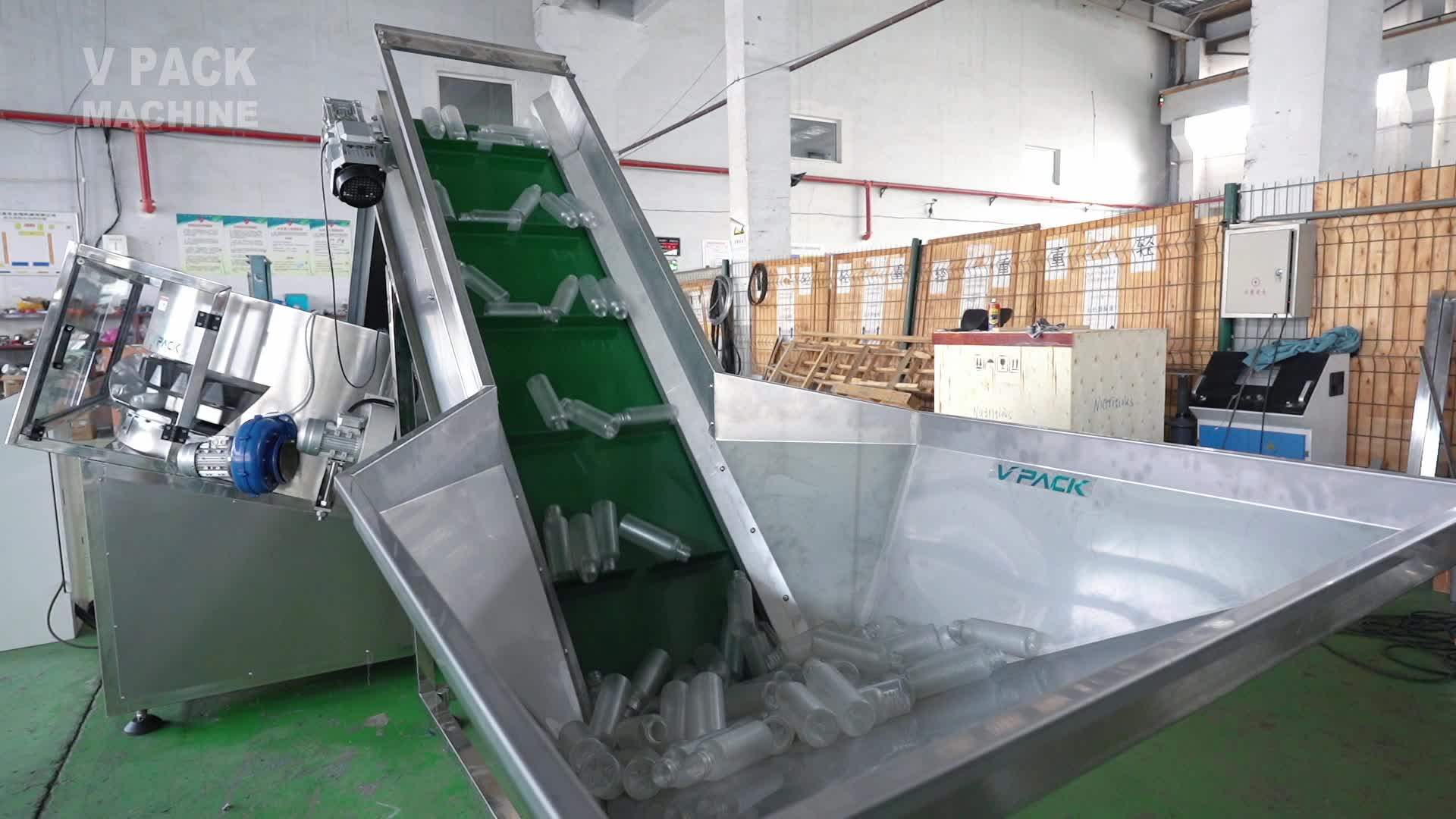 High Speed Plastic Bottle Unscrambler Neaten Machine/round Square Pet ...