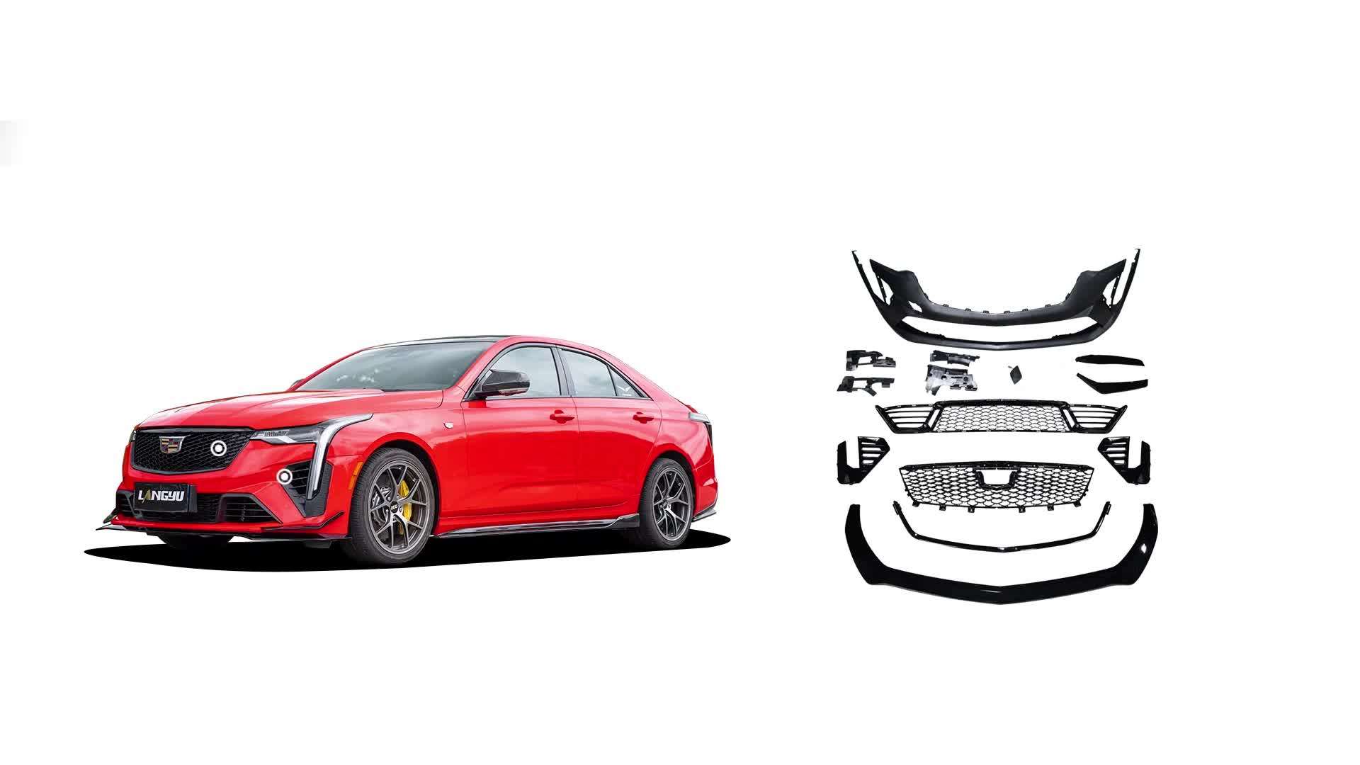 Auto Body Systems Front Bumper Kits Pp Plastic Ct4 Upgrade Black Wing ...