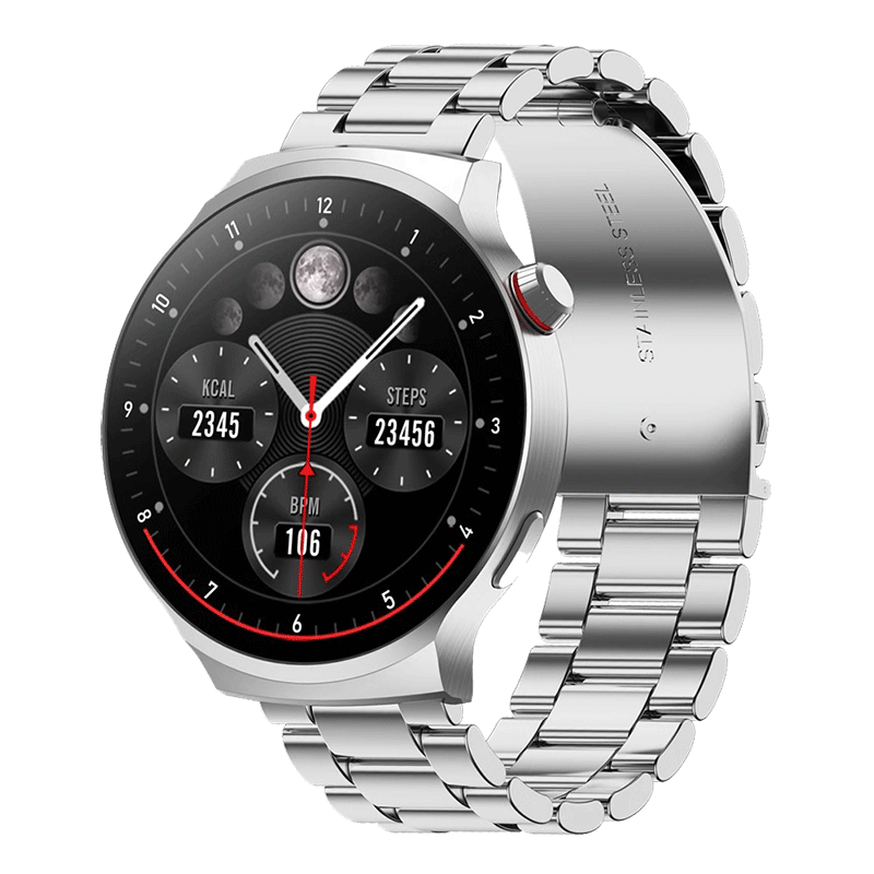 【官方正品 时尚米兰款】Aigo爱国者V8智能手表旗舰版 男士2024新款圆盘蓝牙电话黑科技男表男款成人运动-Taobao