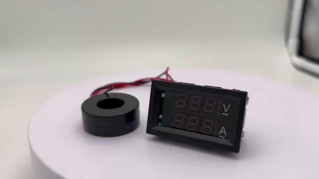 D85 Digital Voltmeter Ac Dc 60v To 500v 0-100a Digital Ammeter ...