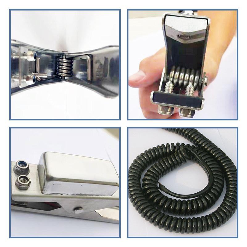 [USD 16.30] Electrostatic clamp stainless steel anti-static grounding ...