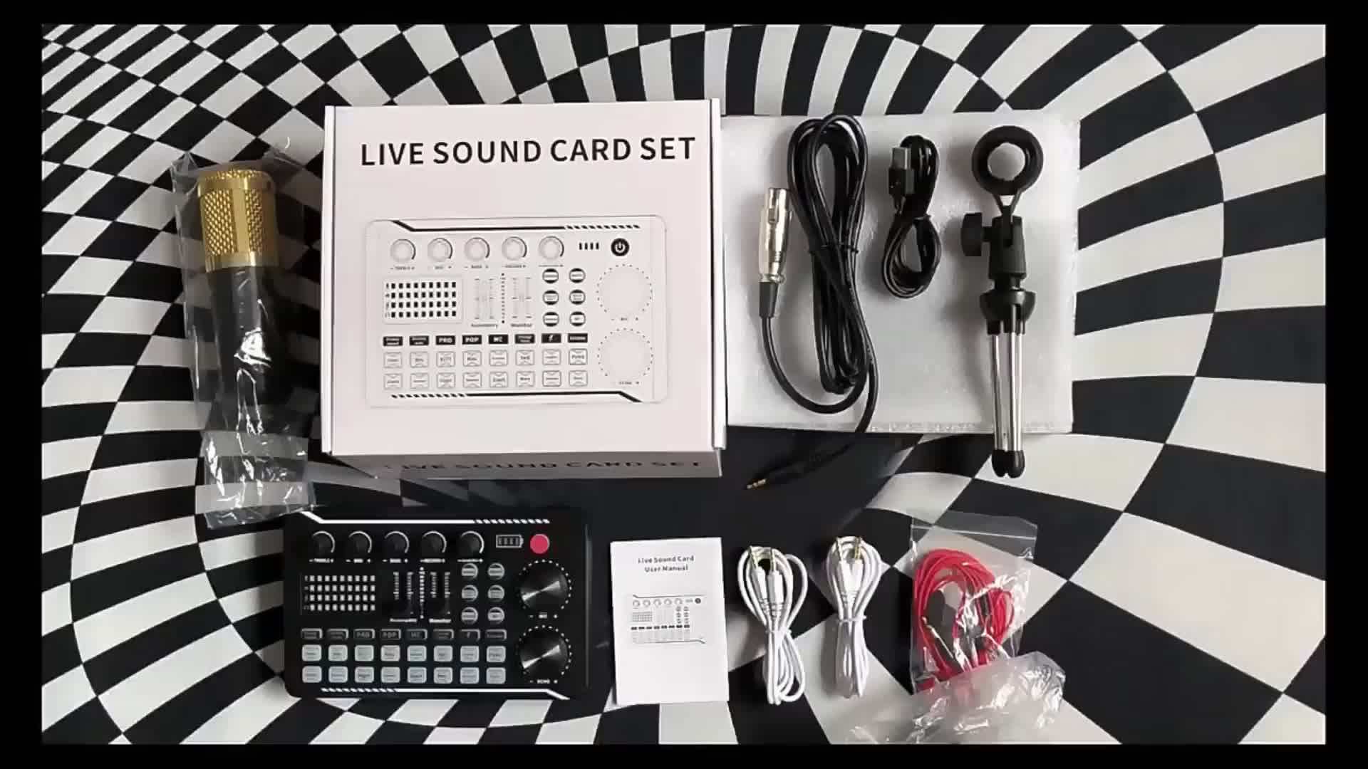 Popular Hot Selling F998 Audio Sound Cards & Mixers Dj Mixer Bm-800 Mic ...