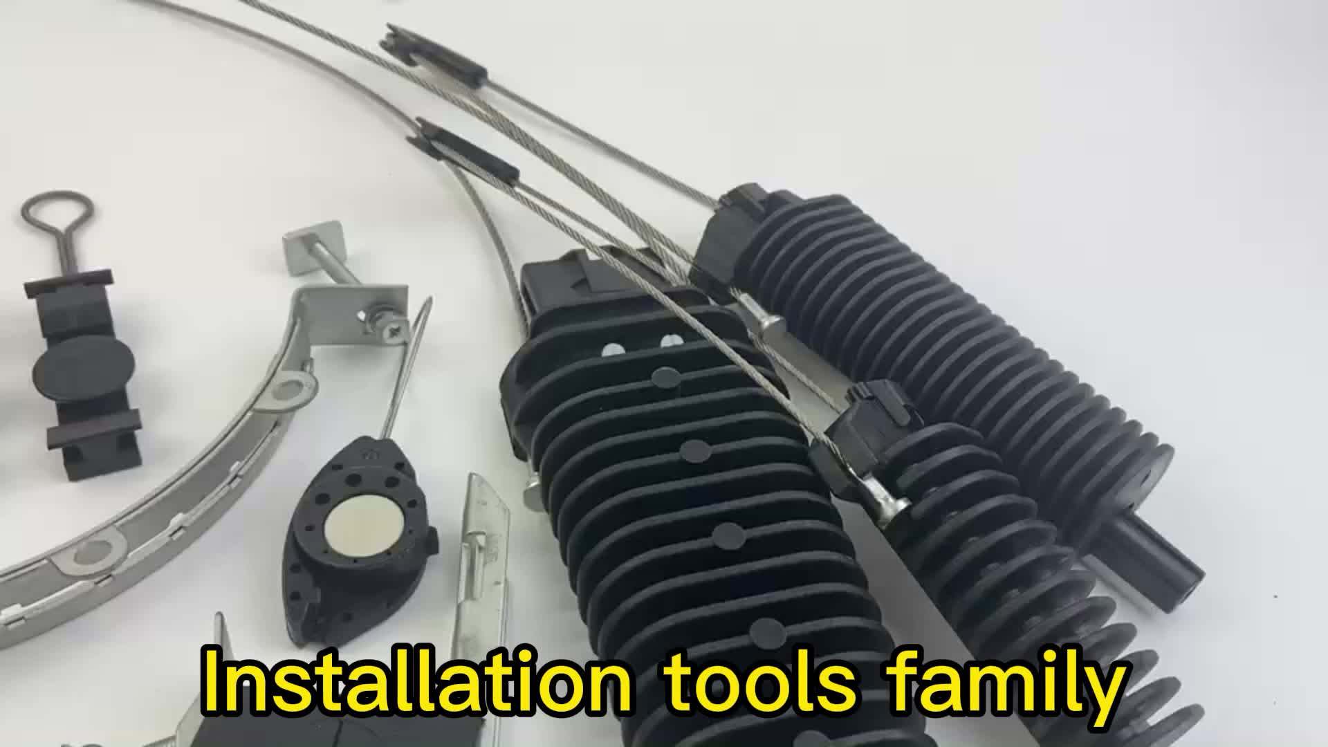 Factory Fiber Optical Cable Clamp With Galvanized Iron Pole Ring Hook ...