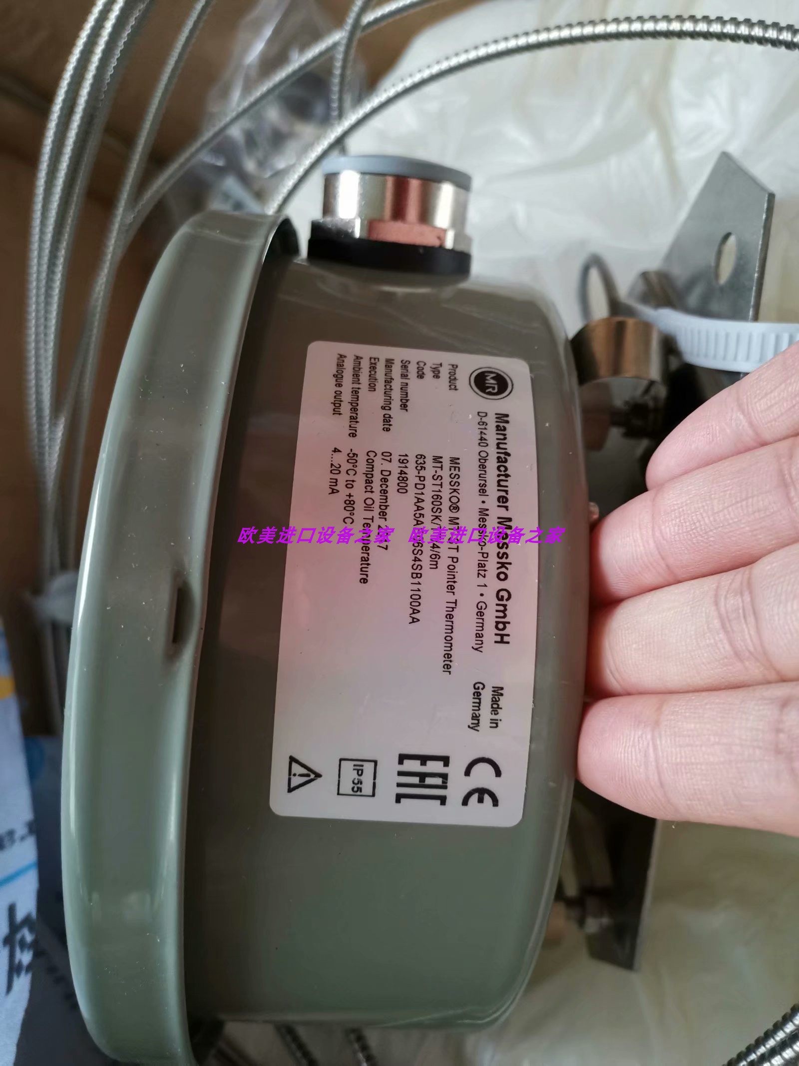 ASM CLMB1-AJBCI8P013000传感器LR19-5000-409 60-M4（A103037）