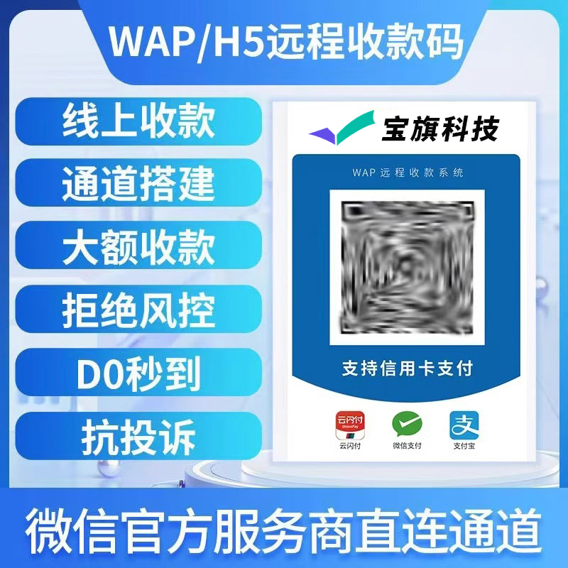 远程异地收款码商家码WAP/H5通道秒到账！支付宝大额企业抗风控神器来了！-收钱码-淘宝好物网