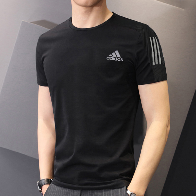 Adidas Adidas short-sleeved male official website flagship 2021 summer ...