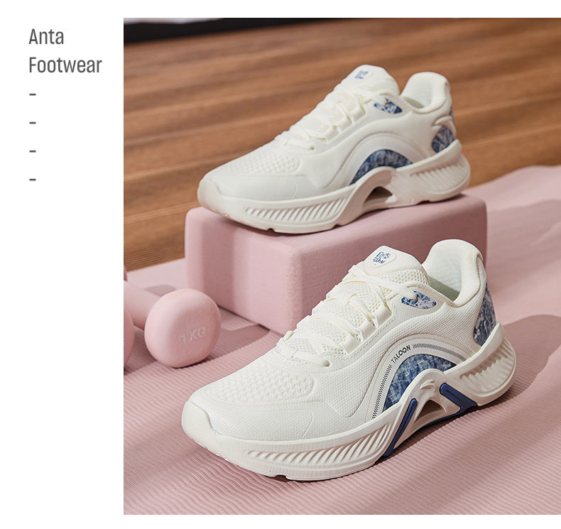 Anta Women National Team Training Weightlifting Shoes White/Blue – Anto ...