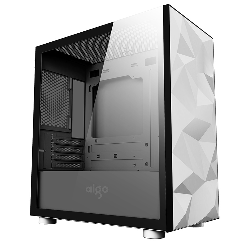 Aigo Patriot YOGO M1 computer M-ATX chassis Tempered glass side transparent game console case