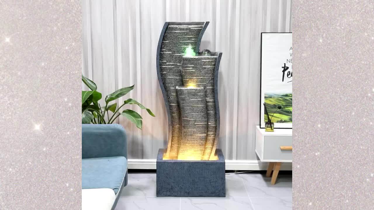 Outdoor Water Feature Fontaine Creative Indoor Outdoor Waterfall ...