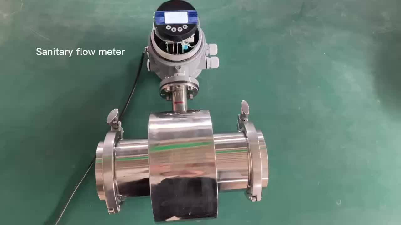 Tri Clamp Flujometro Para Leche Dn25 Water Flow Sensors Rs485 Food ...