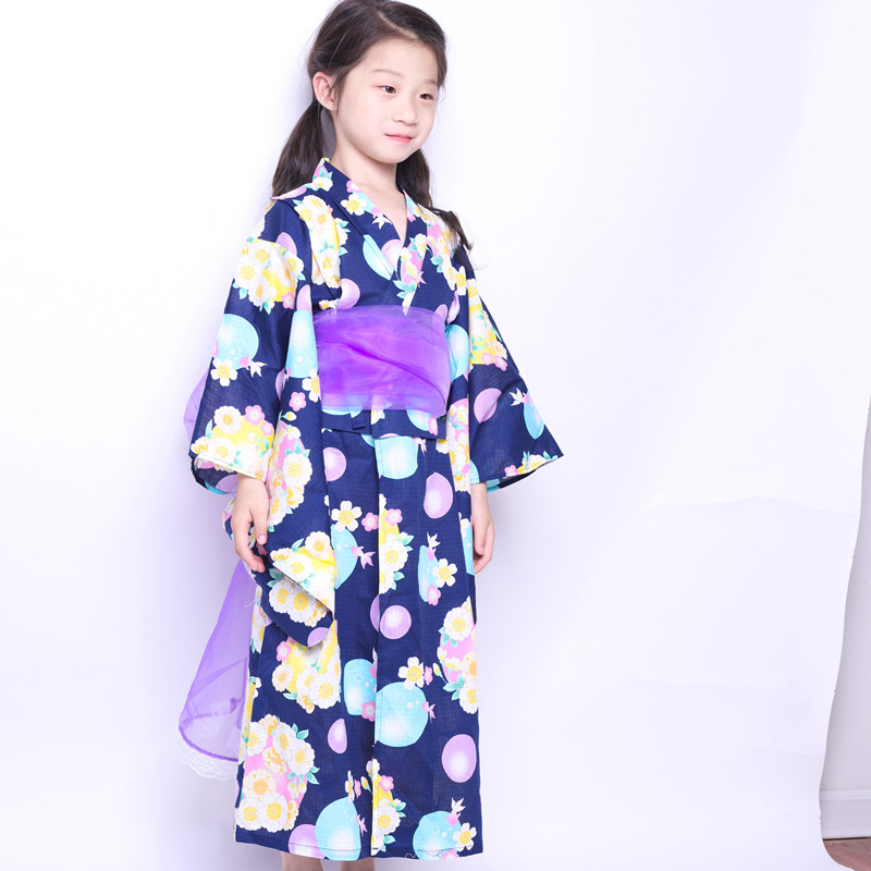 New japanese-style cherry blossom kimono for girls, available in ...