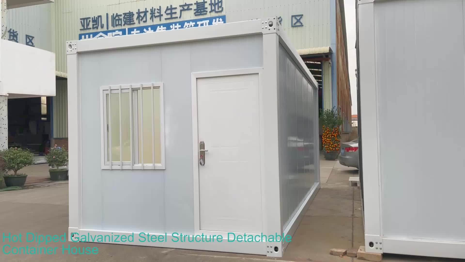 Steel Structure Column Simplicity Prefab Chinese Container House For ...