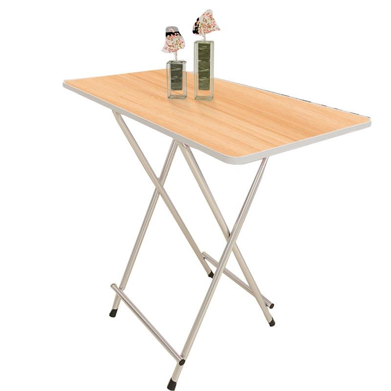 [USD 12.77] 2021 Folding table household dining table eating stall desk ...