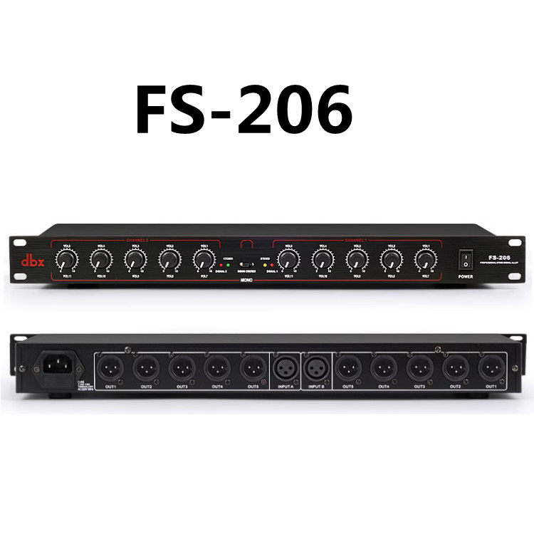 舞台神器\DBX FS206分讯器 专业信号分配器⚡-分频器舞台-淘宝好物网