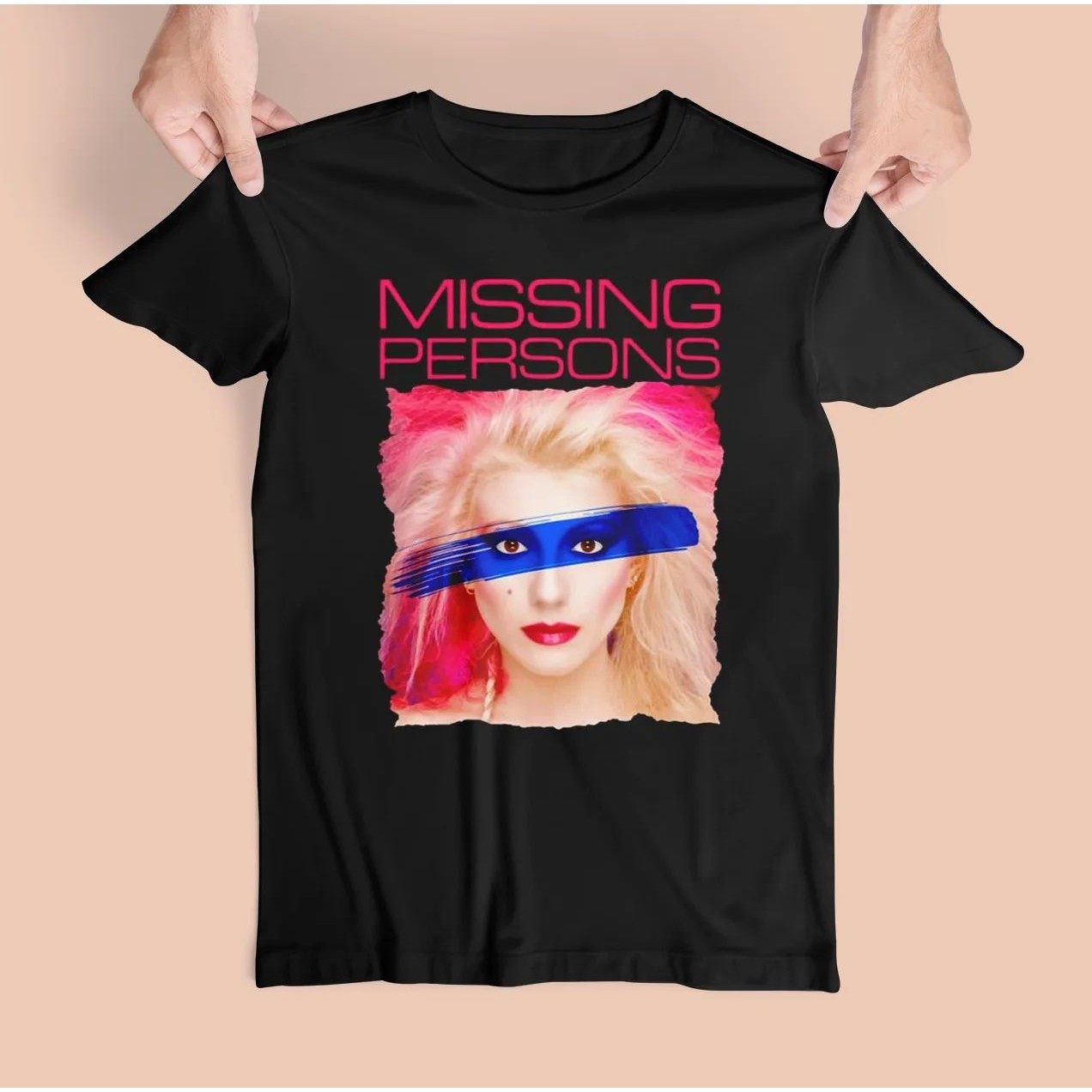 Rare! Missing Persons Band Cotton All Size Unisex Black T-shirt: 潮流必备 ...