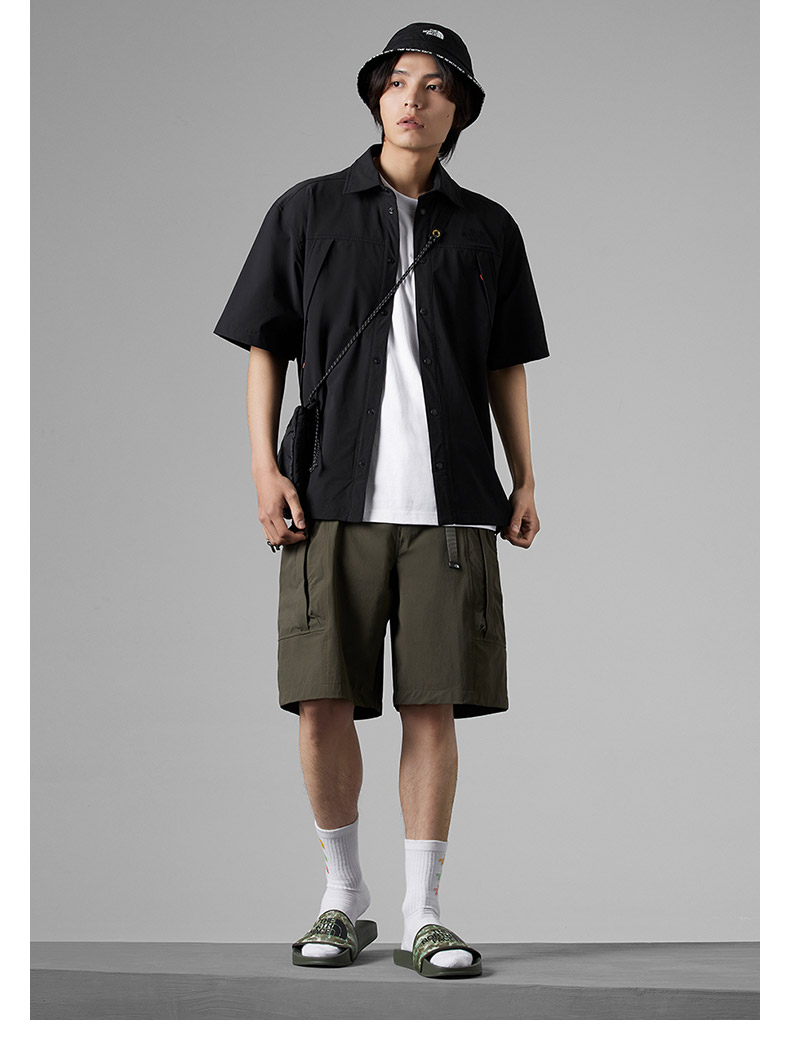 TheNorthFace北面UE男先锋设计防泼溅大口袋短袖衬衫23新款81L7_THE NORTH FACE ICON 2021 TheNorthFace北面UE男先锋设计防泼溅大口袋短袖衬衫23新款81L7_THE NORTH FACE ICON 2021