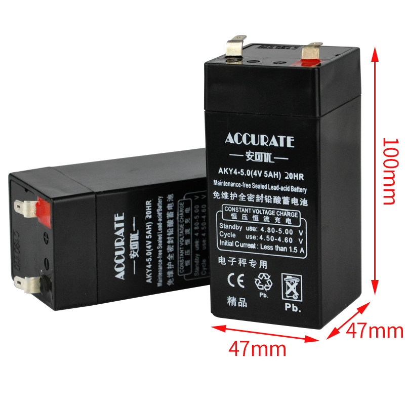 [USD 11.29] Electronic scale battery 4V general battery 4v4ah 20HR ...