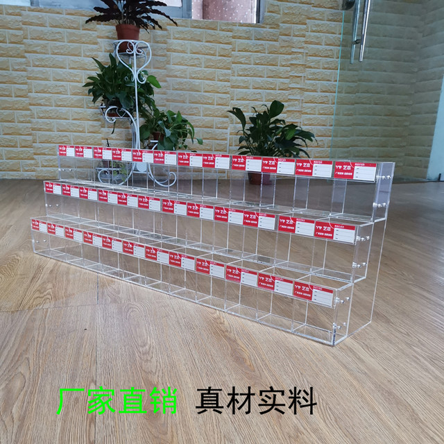 Pen frame acrylic display station stationery shop round bead pen steel ...