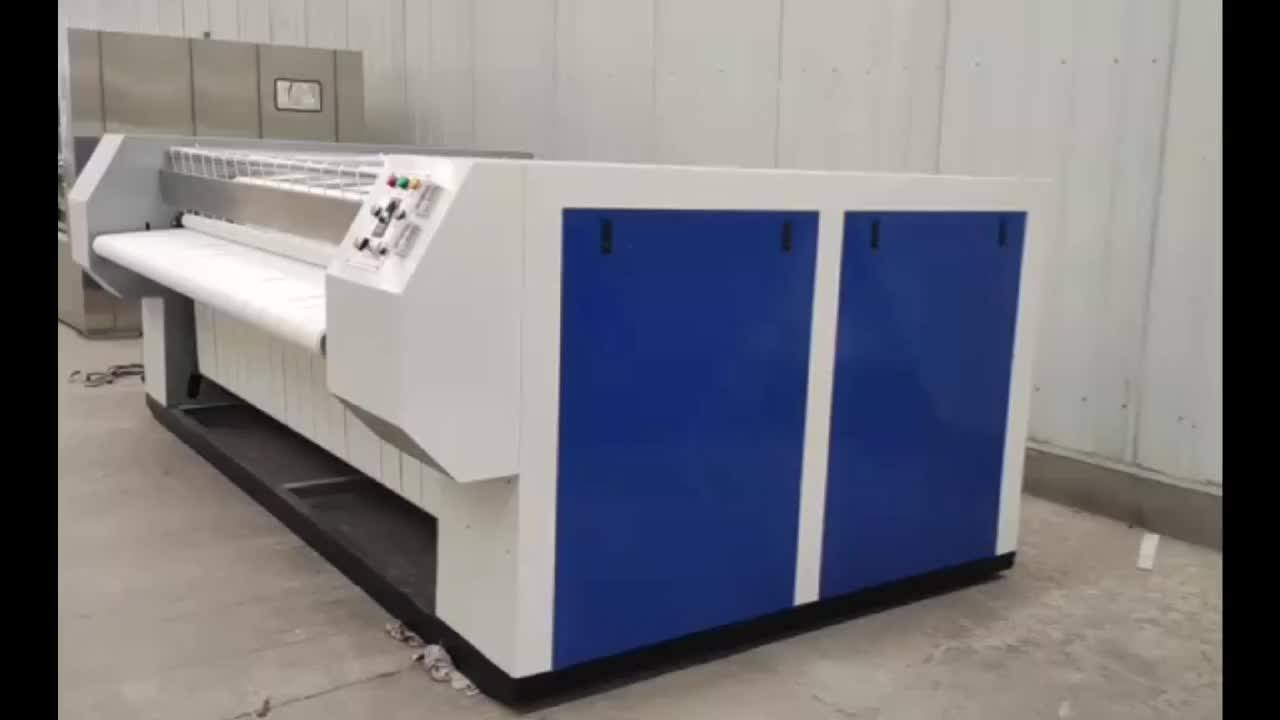 Hotel Laundry Room Linen Ironing Machine Industrial Bed Sheet Ironing ...