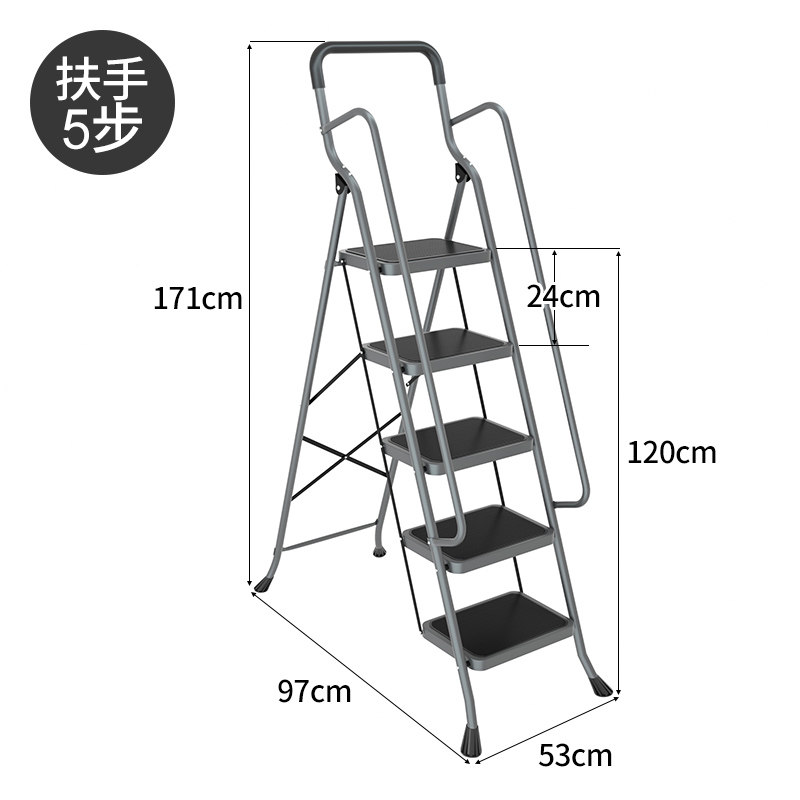 [USD 62.44] Ladder ladder gable ladder household multifunctional ...