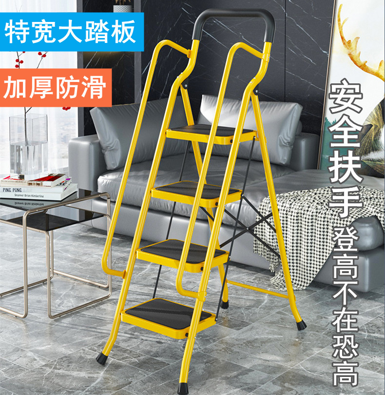 [USD 62.44] Ladder ladder gable ladder household multifunctional ...