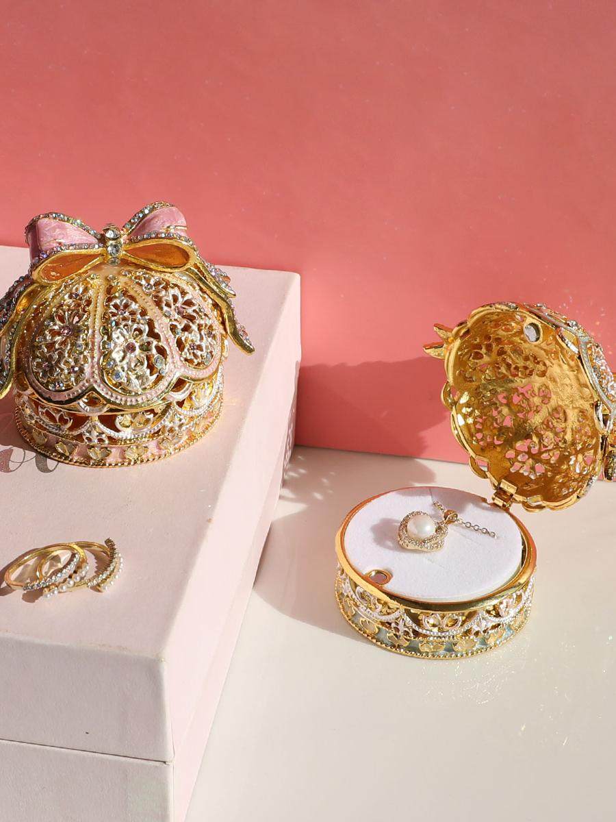 Jewelry Gradient Crown Jewelry Box for Holiday Gifts - Proposal Ring ...