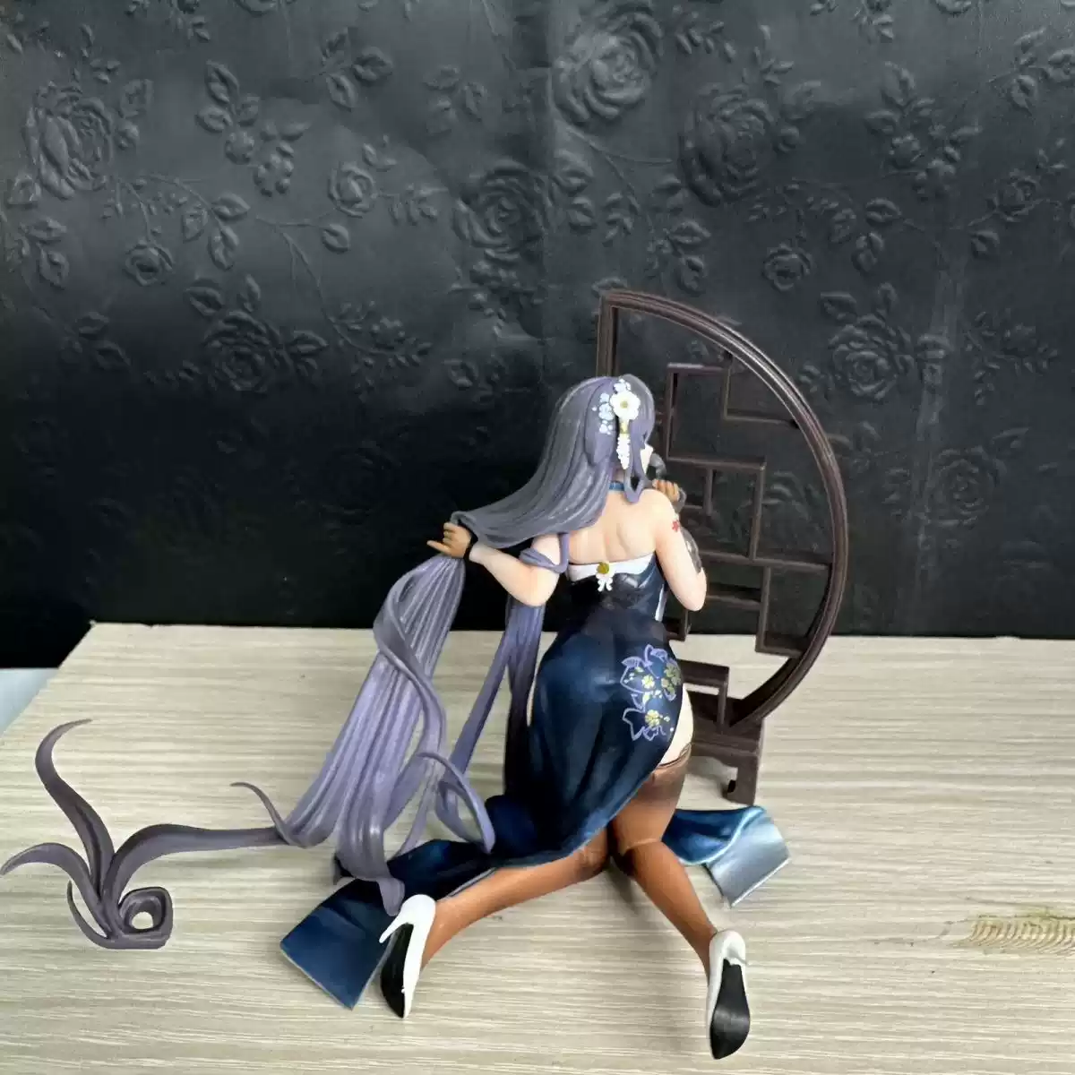 新品国产碧蓝航线舰娘吾妻可畏天狼星手办旗袍动漫美少女模型摆件