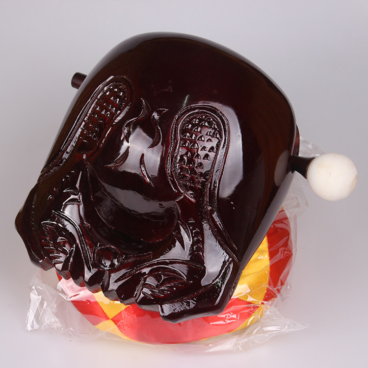 [USD 18.37] Woodfish Fu Moat Temple Pure woody large woodfish ...