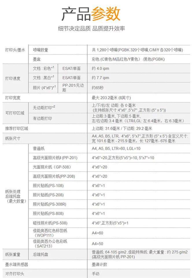 佳能打印机家用小型TS3380彩色照片手机无线复印扫描一体机作业A4