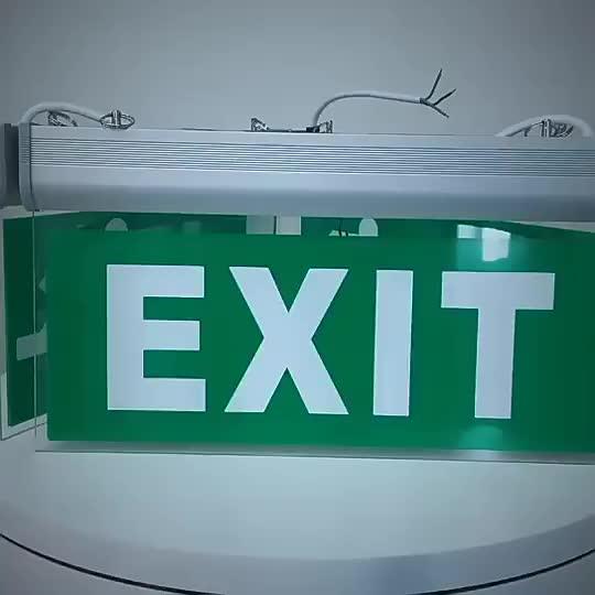Exit Sign Battery Powered Emergency Exit Lights Combo Exit Sign With ...