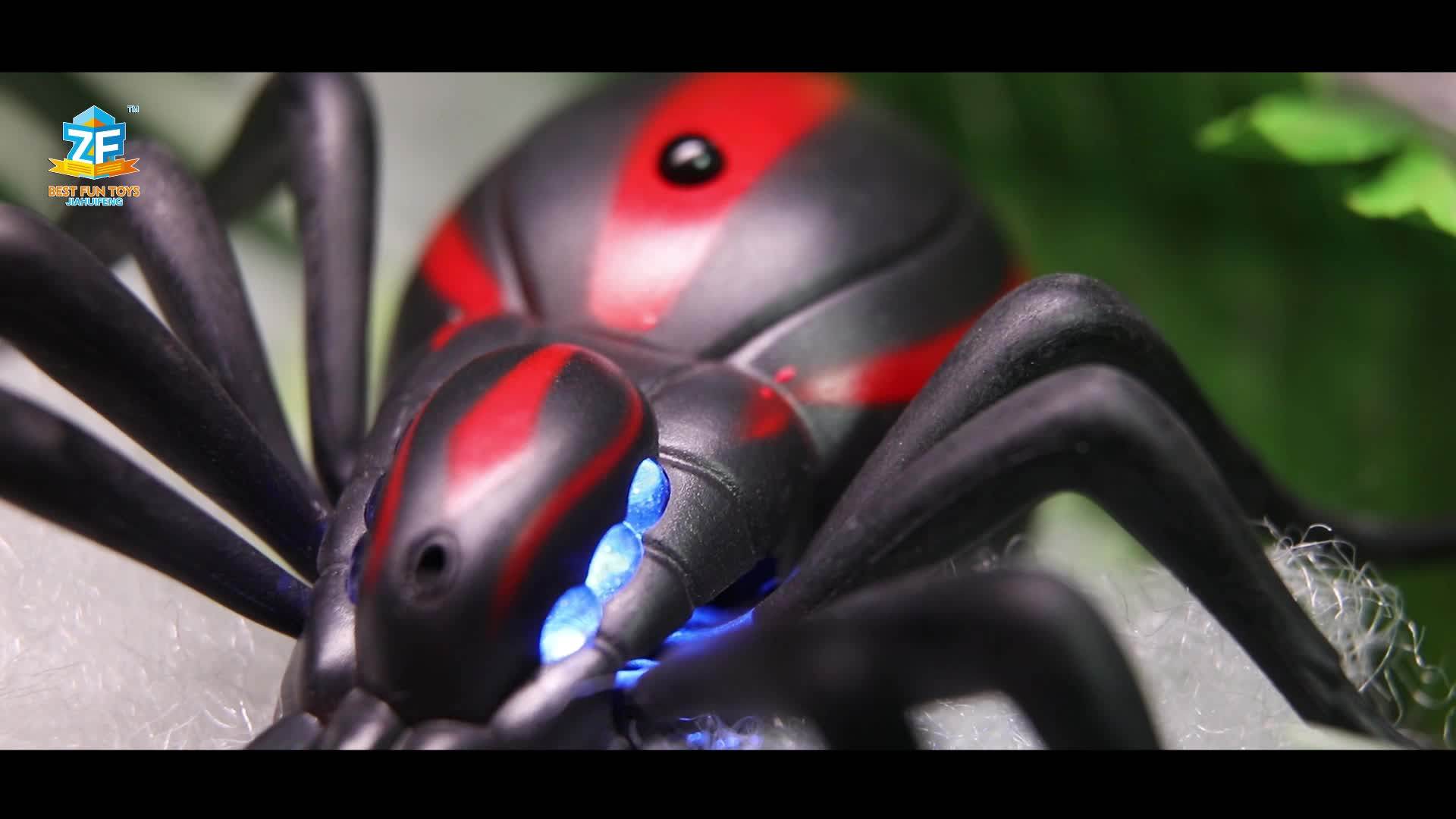 Kids Rc Car Toy High Tech Intelligent Spider Robot Infrared Black Rc ...