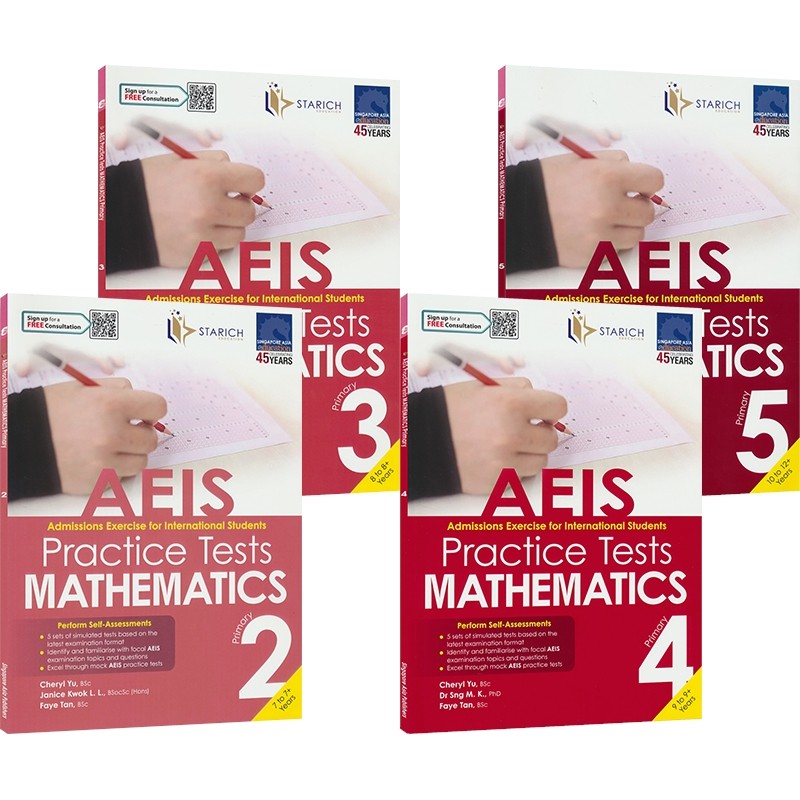SAP AEIS Practice Tests Mathematics Primary Level 2-5，新加坡AEIS数学模拟题有多牛 ...