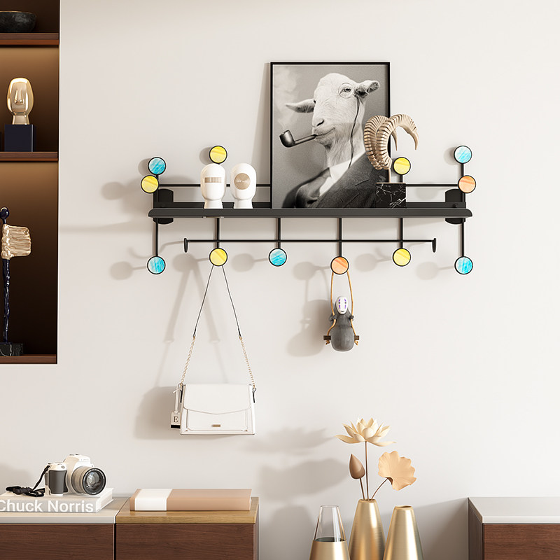 [USD 42.82] hooks entry door entrance hanging rack creative entry door ...