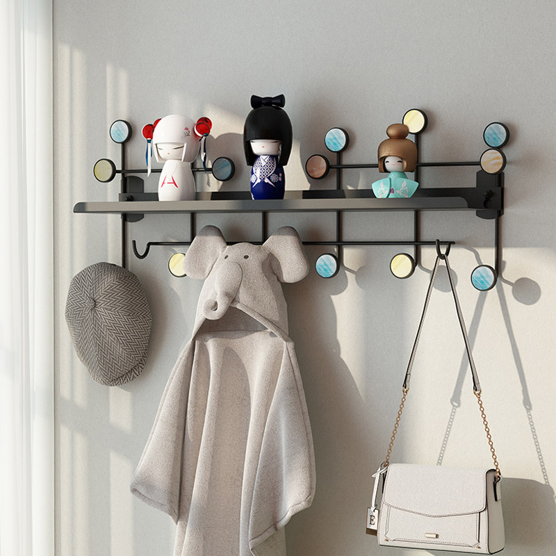 [USD 42.82] hooks entry door entrance hanging rack creative entry door ...