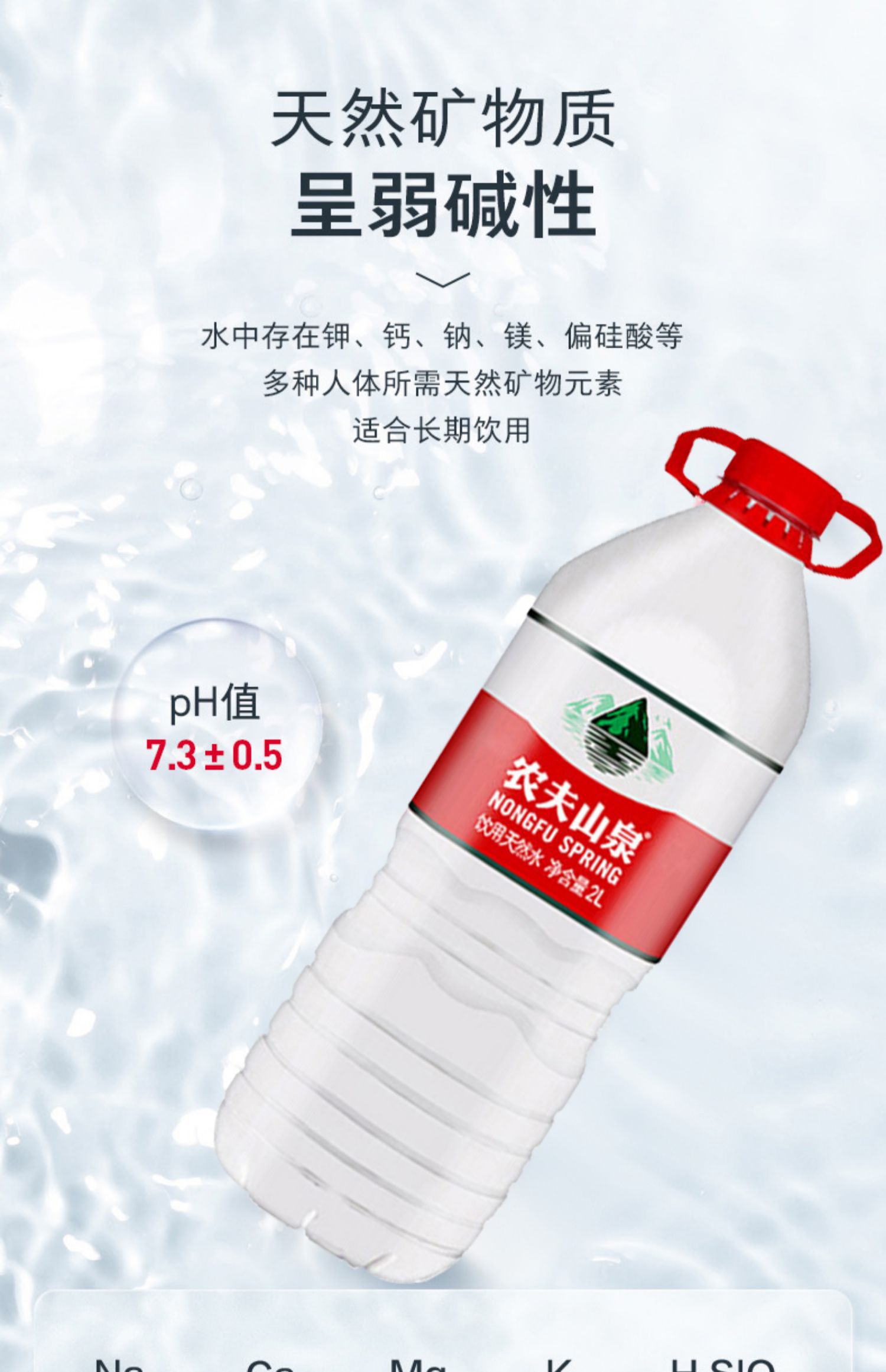 农夫山泉饮用水2L*8瓶 大塑包天然弱碱性饮用水家庭装 饮用水包邮-阿里巴巴