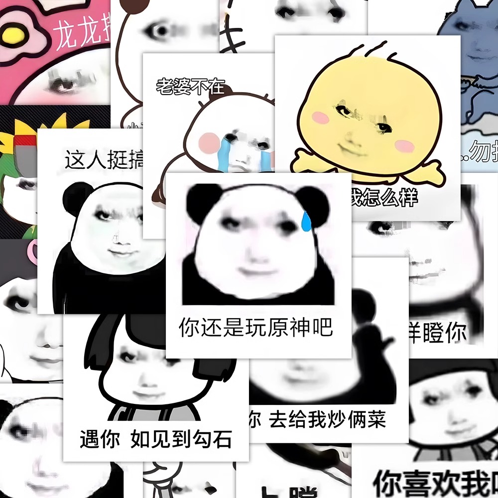 熊猫表情包的原图来源是什么？揭秘超萌表情包背后的故事-生活-淘宝百科网