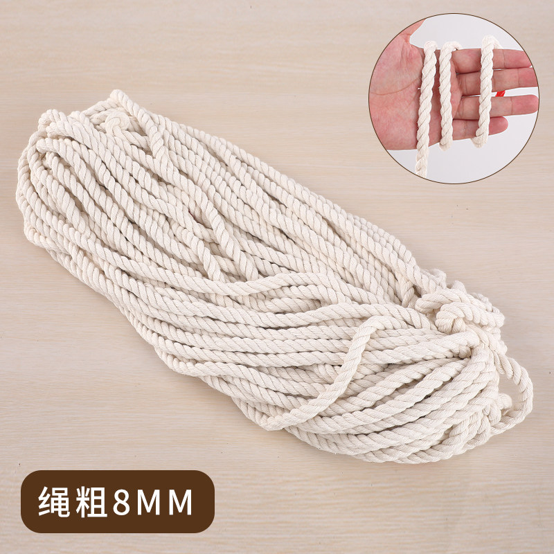 Cotton Rope Cotton Thread Rope DIY Handmade Material Tapestry Braided ...