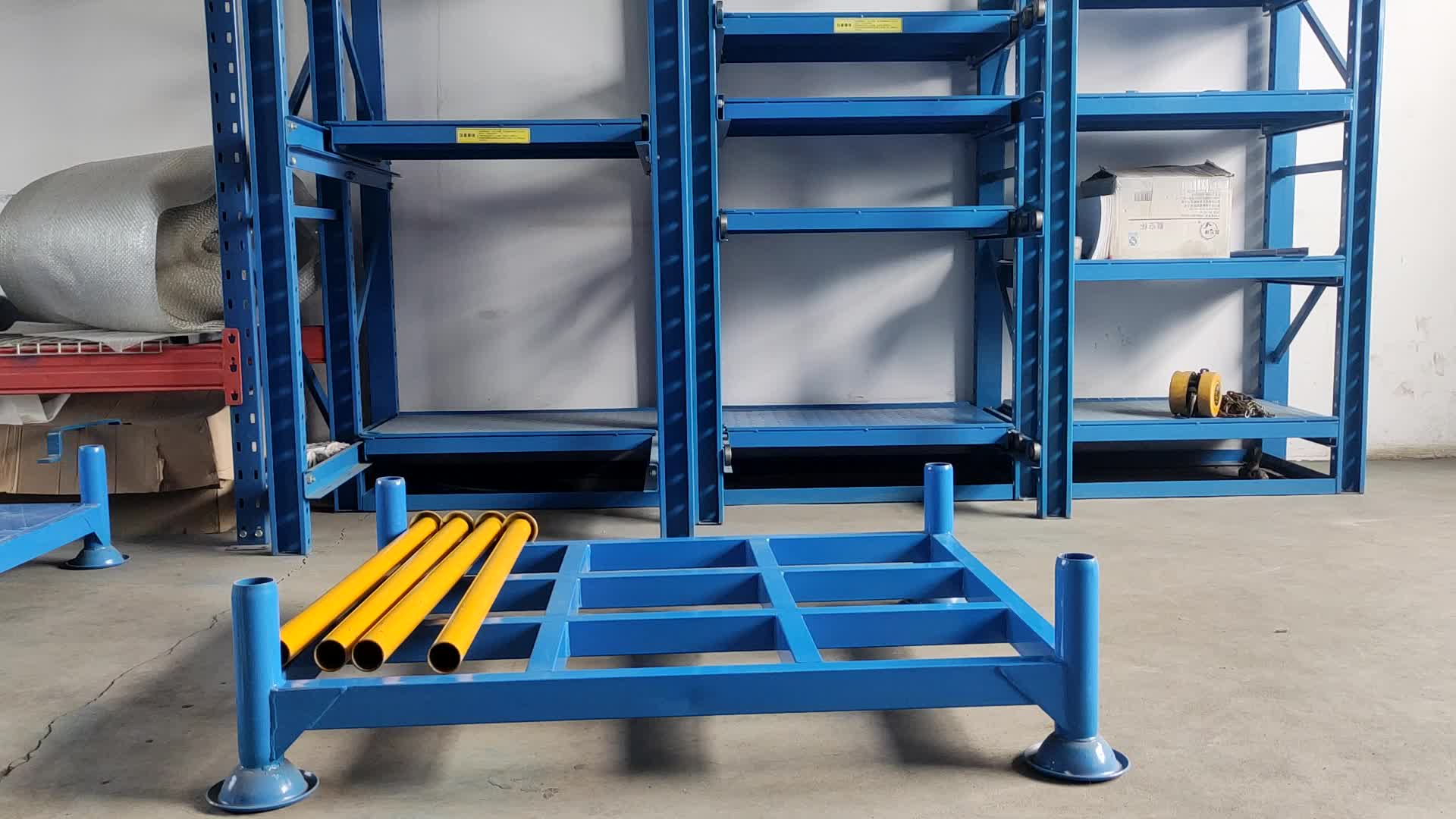 Logistic Center Transport Stacking Rack With Removable Posts Storage ...