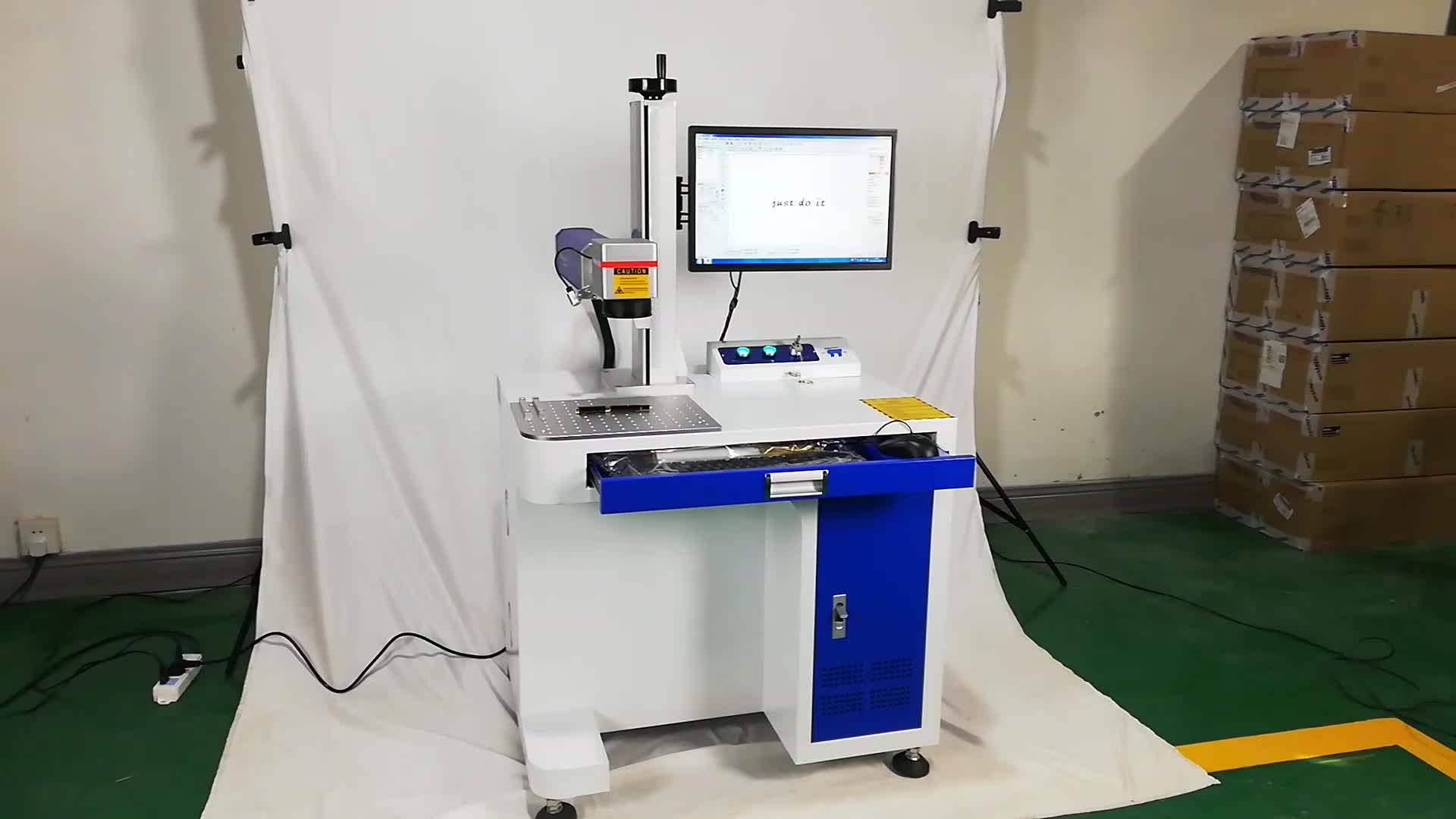 Factory 2.5d 3d Fiber Marking Machine Raycus Jpt Laser 30w 50w 60w 80w ...